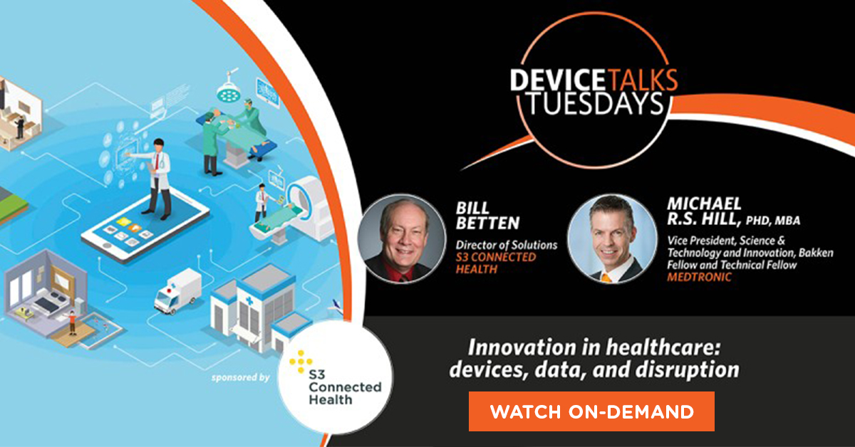 Webinar: Innovation in healthcare - devices, data, and disruption